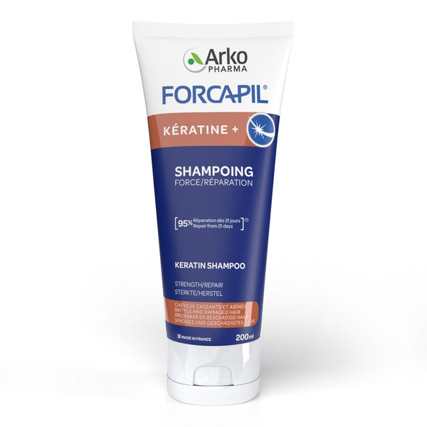 Forcapil® Shampoing Fortifiant Kératine + • Arkopharma