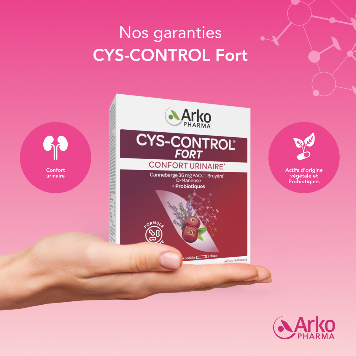 Cys-Control® Fort Probiotiques • Arkopharma