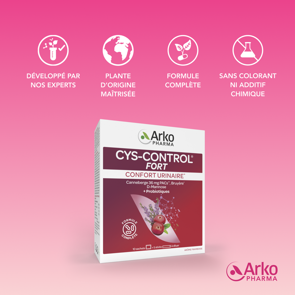 Cys-Control® Fort Probiotiques • Arkopharma