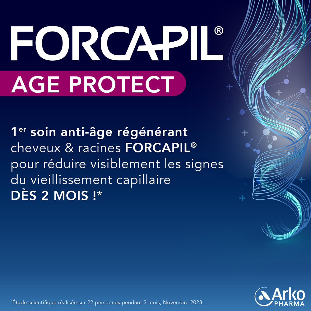 Forcapil® Age Protect soin régénérant cheveux et racines • Arkopharma