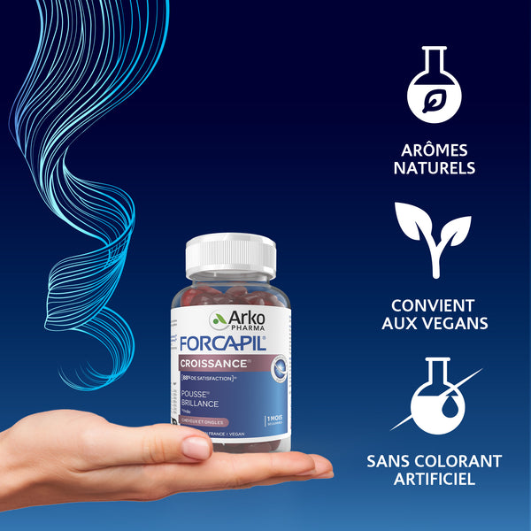 Forcapil® Gummies Croissance • Arkopharma