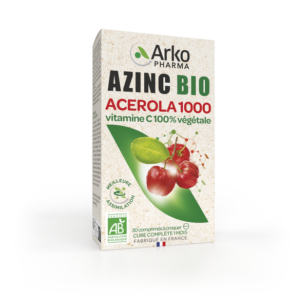 Azinc® BIO Acérola 1000 – Arkopharma